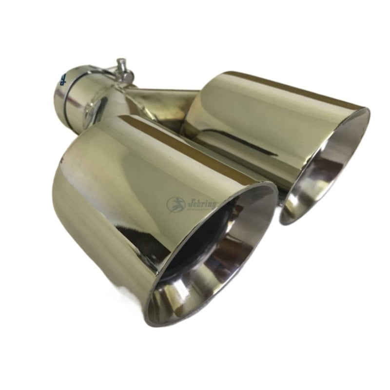 Stainless steel skew double steel Universal DUAL Automobile exhaust ...