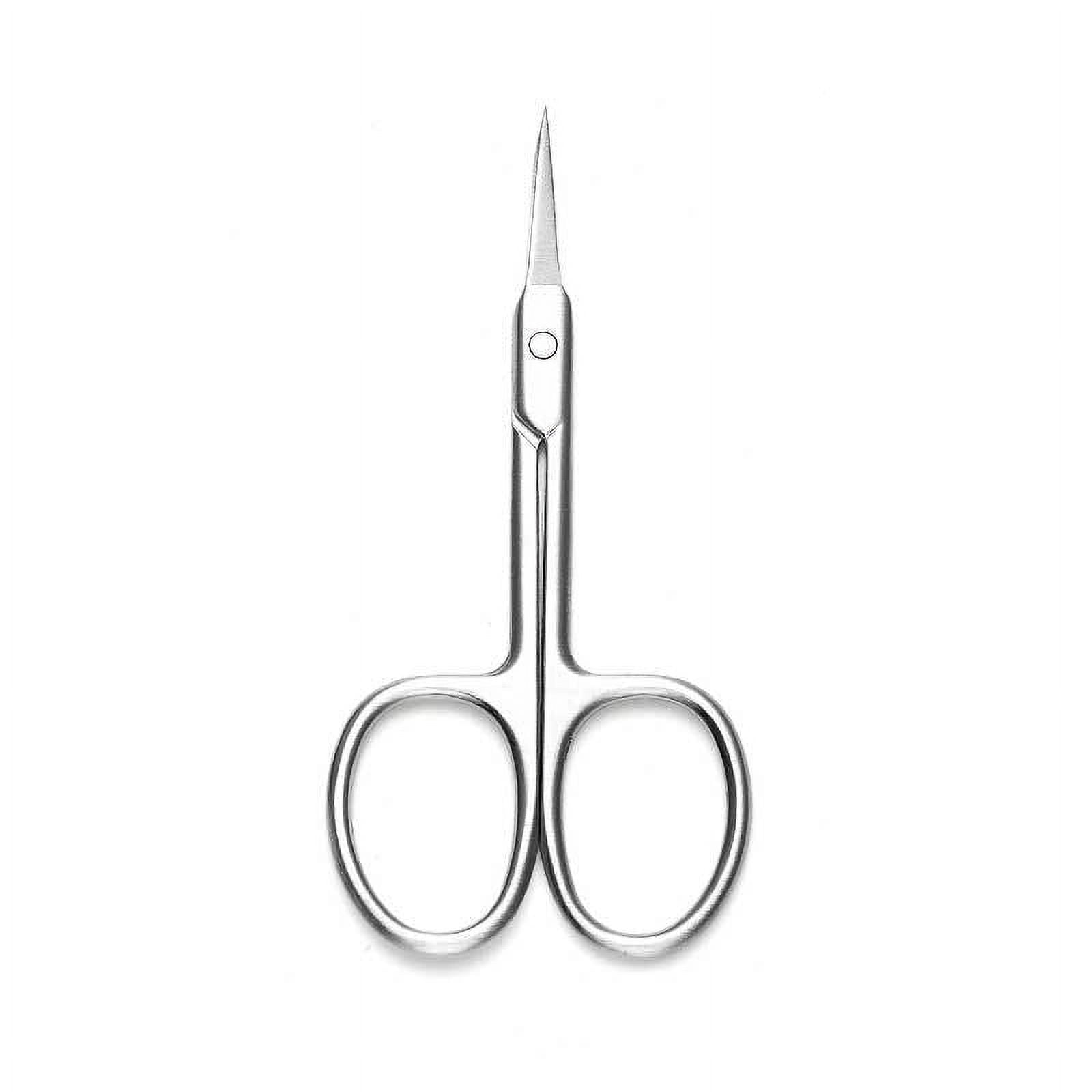 Stainless steel small scissors nose hair scissors eyebrow scissors ...