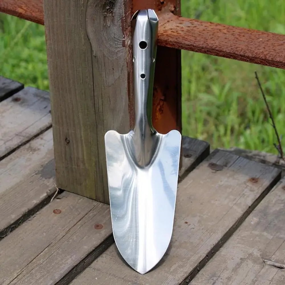 Stainless steel small spade flower planting garden tool potted ...