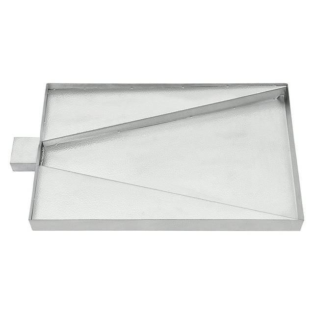 Stainless steel washer machine drip pan, angled design for efficient ...