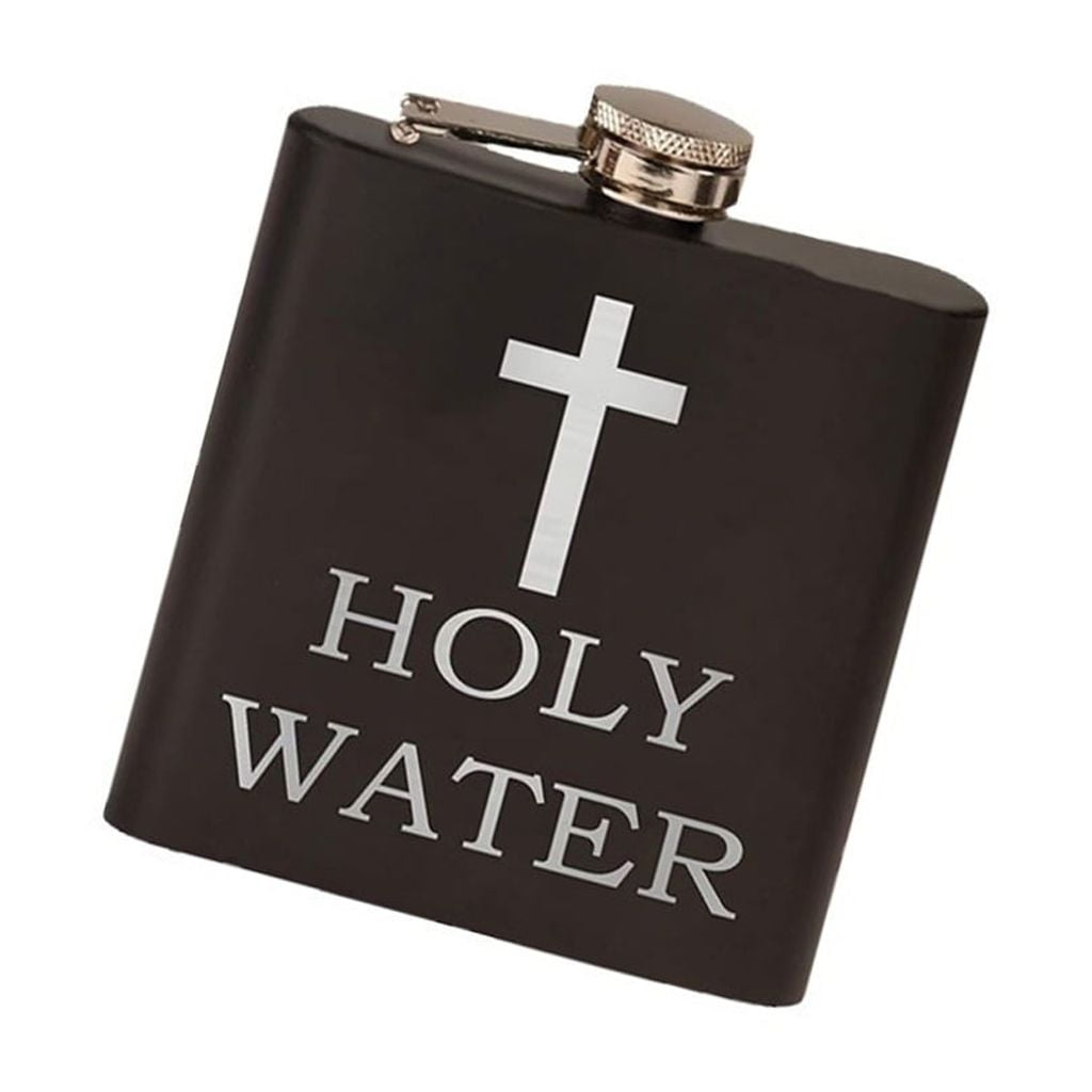 Stainlessed Steel Holy Water Container Bottle For Campers Travel ...