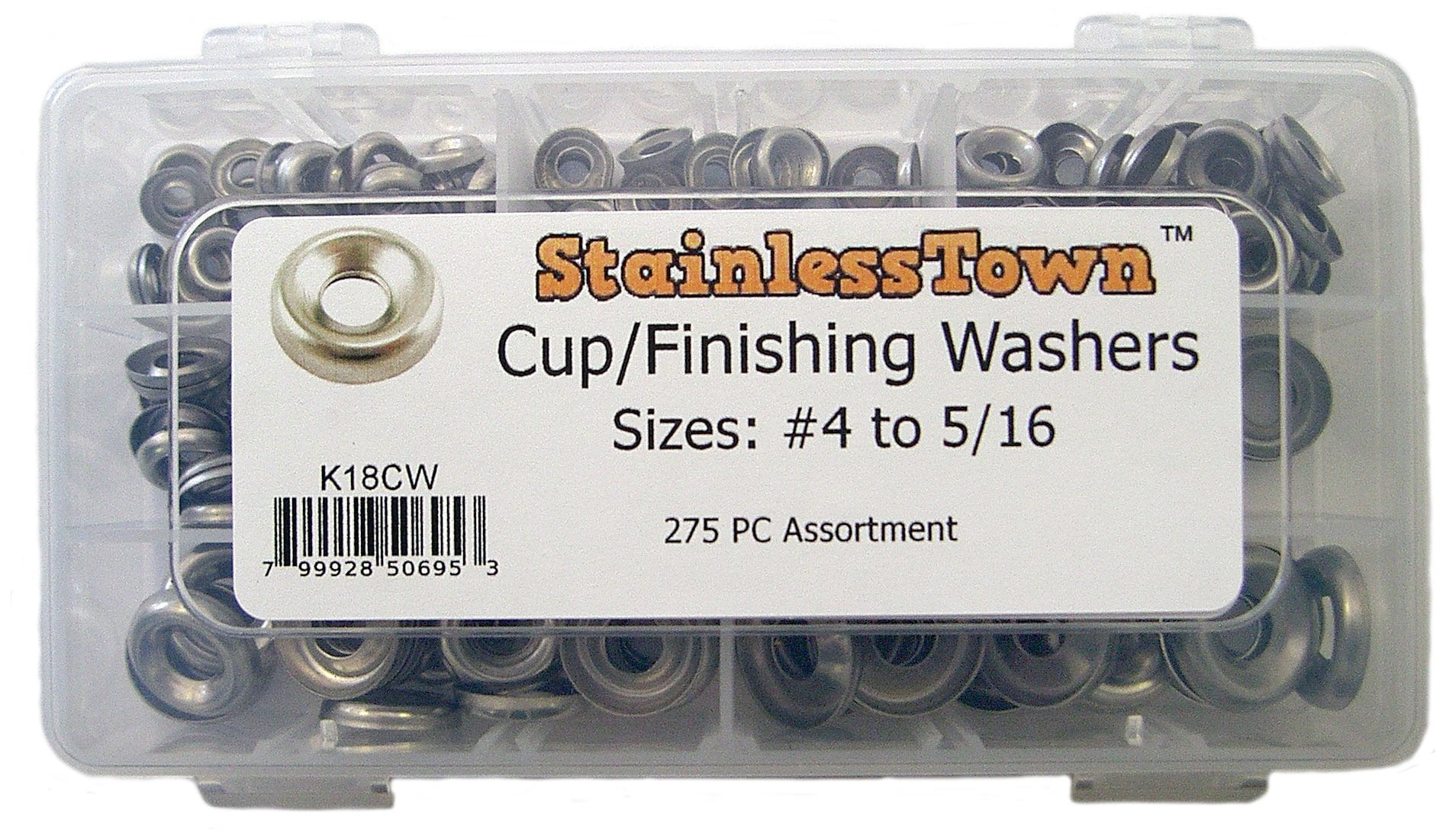Stainlesstown Stainless Steel Cup/Finishing Washer Assortment - Walmart.com