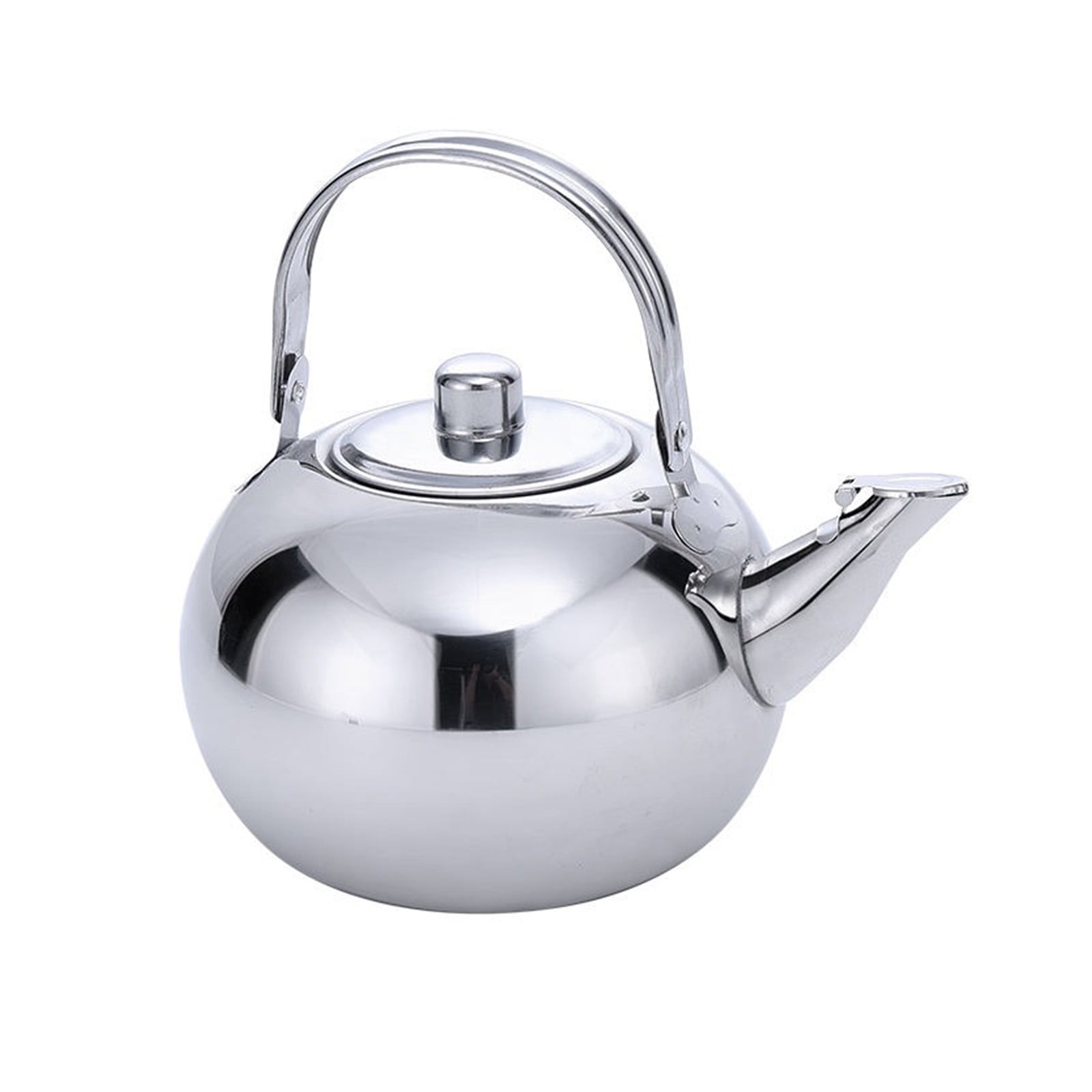 Stainsless Steel Teapots with Infuser Short Spouts Coffee Kettles ...