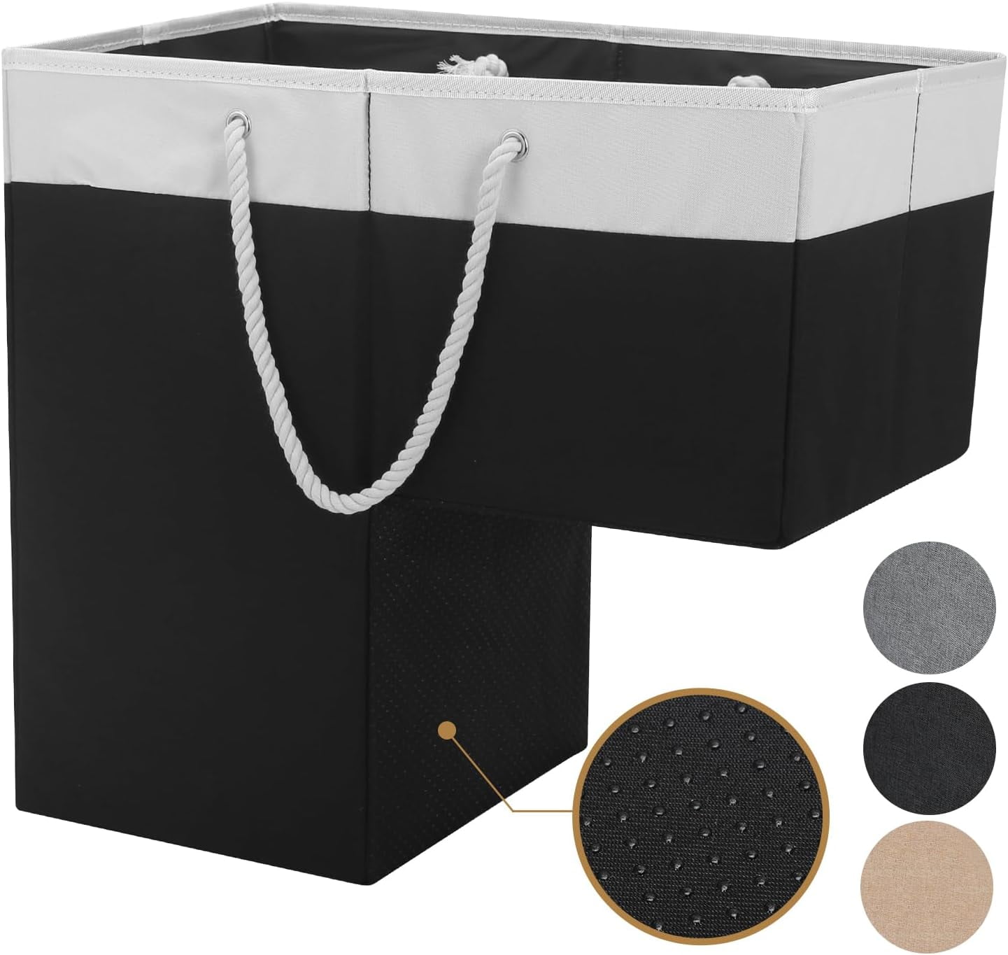 Stair Basket for Stairs with Handle, Staircase Baskets for Carpeted and ...