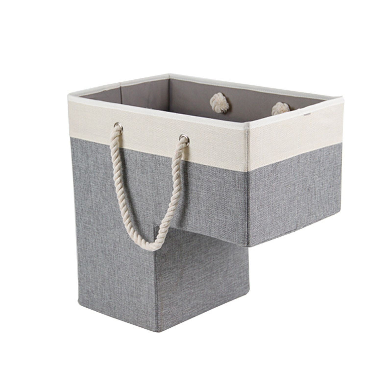 Stair Basket for Stairs with Handle, Staircase Baskets for Carpeted and ...