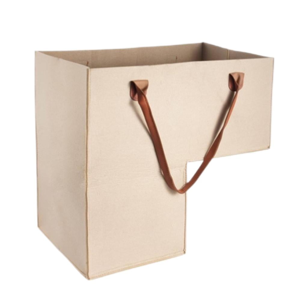 Stair Basket for Carpeted Stairs, Foldable Stair Organizer Basket with ...