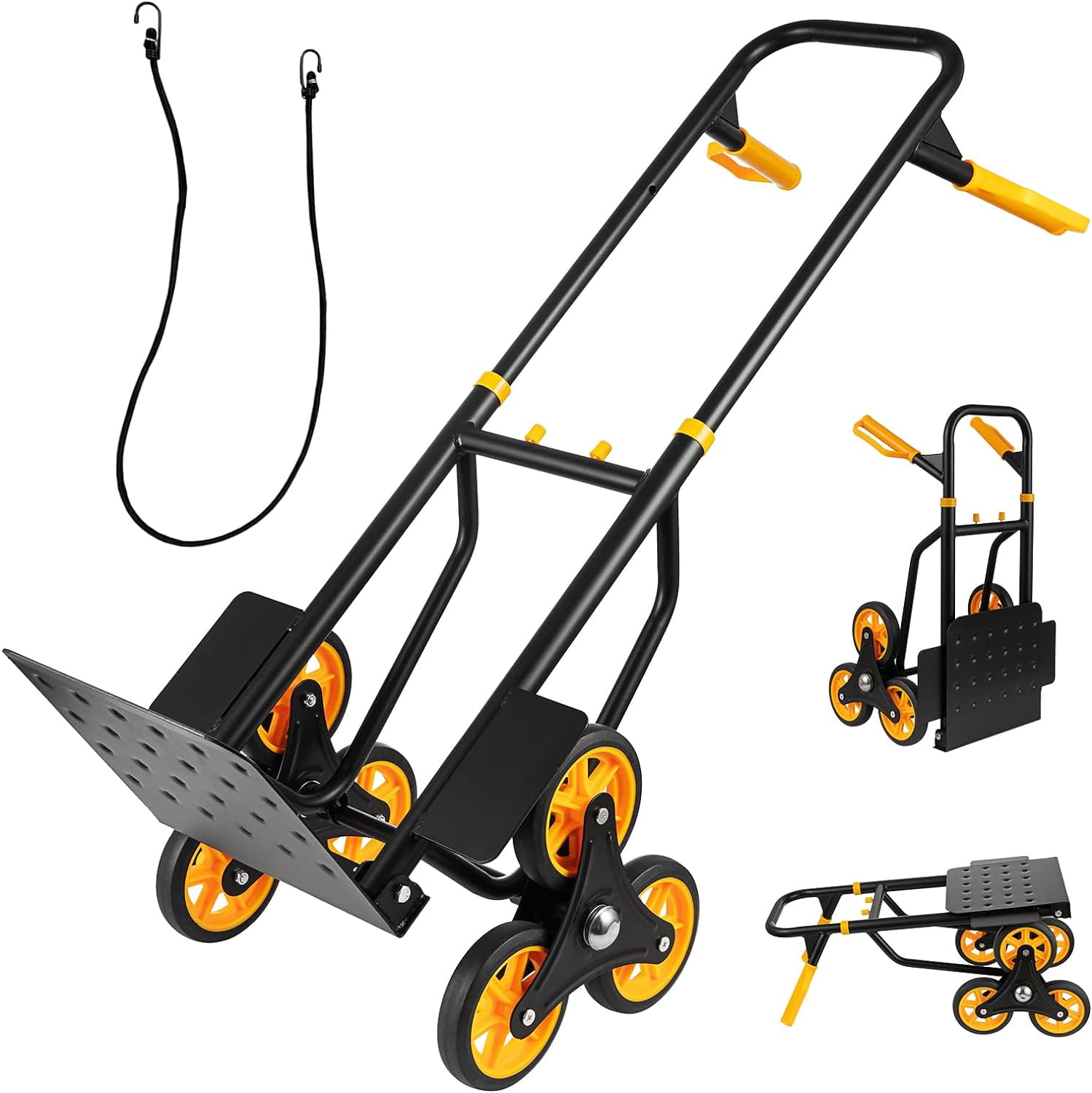 Stair Climber Hand Truck, Heavy-Duty Hand Truck Dolly 330 Lbs Capacity ...