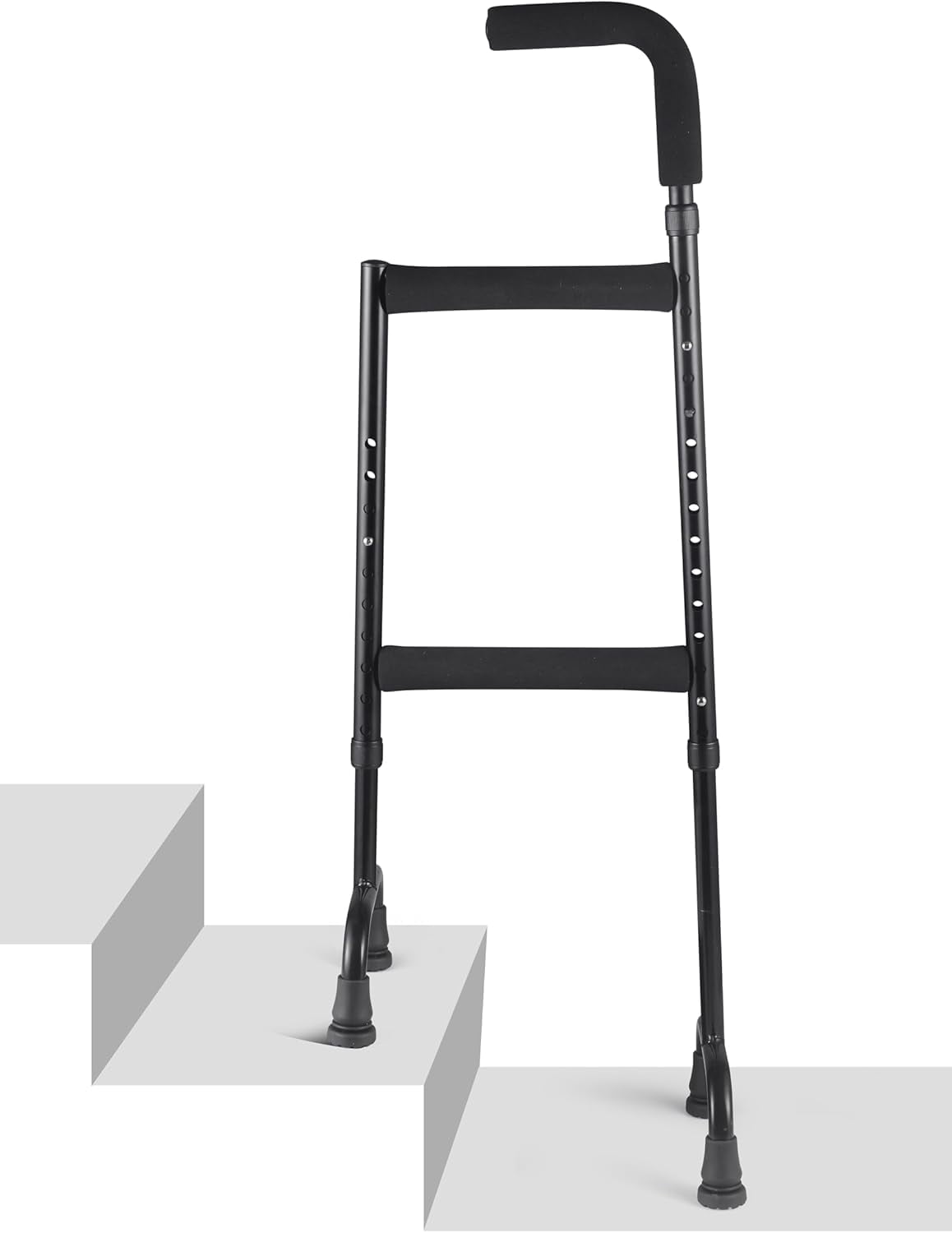 Stair Climbing Assist Cane for Elderly People, Step-Type Stair Walker ...