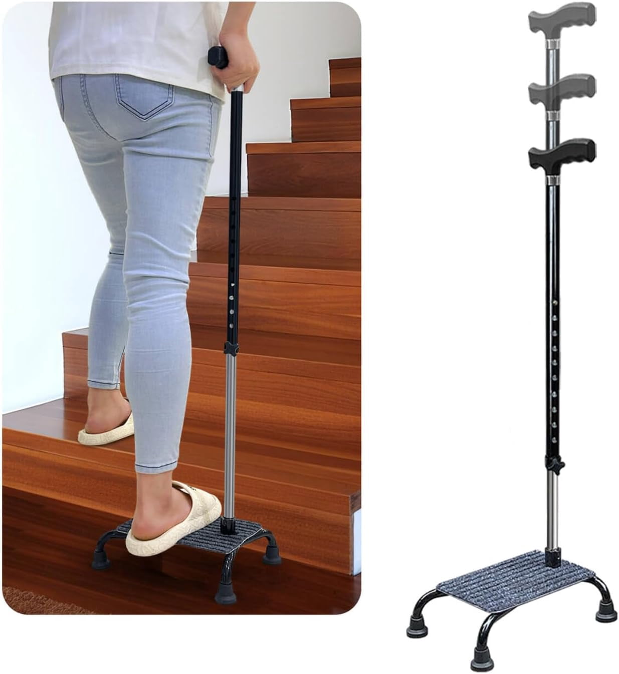 Stair Climbing Cane Lifts for Seniors Half Steps Assist Walking Sticks ...