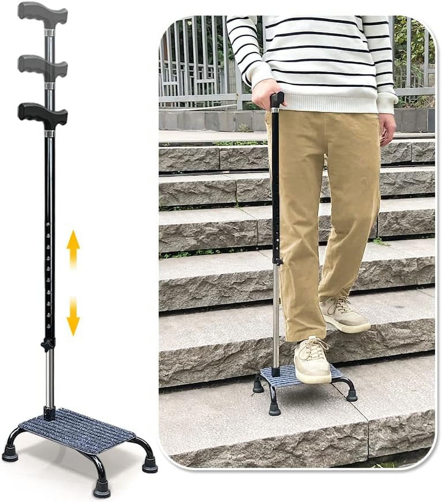 Stair Climbing Cane Lifts for Seniors Half Steps Assist Walking Sticks ...