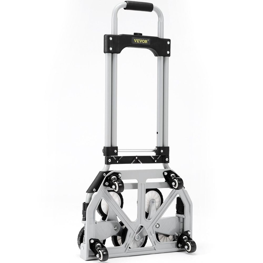 Stair Climbing Cart, 220 lbs Capacity Hand Truck with Adjustable Handle ...