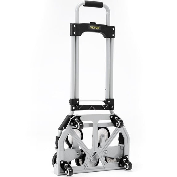Stair Climbing Cart, 220 lbs Capacity Hand Truck with Adjustable Handle ...