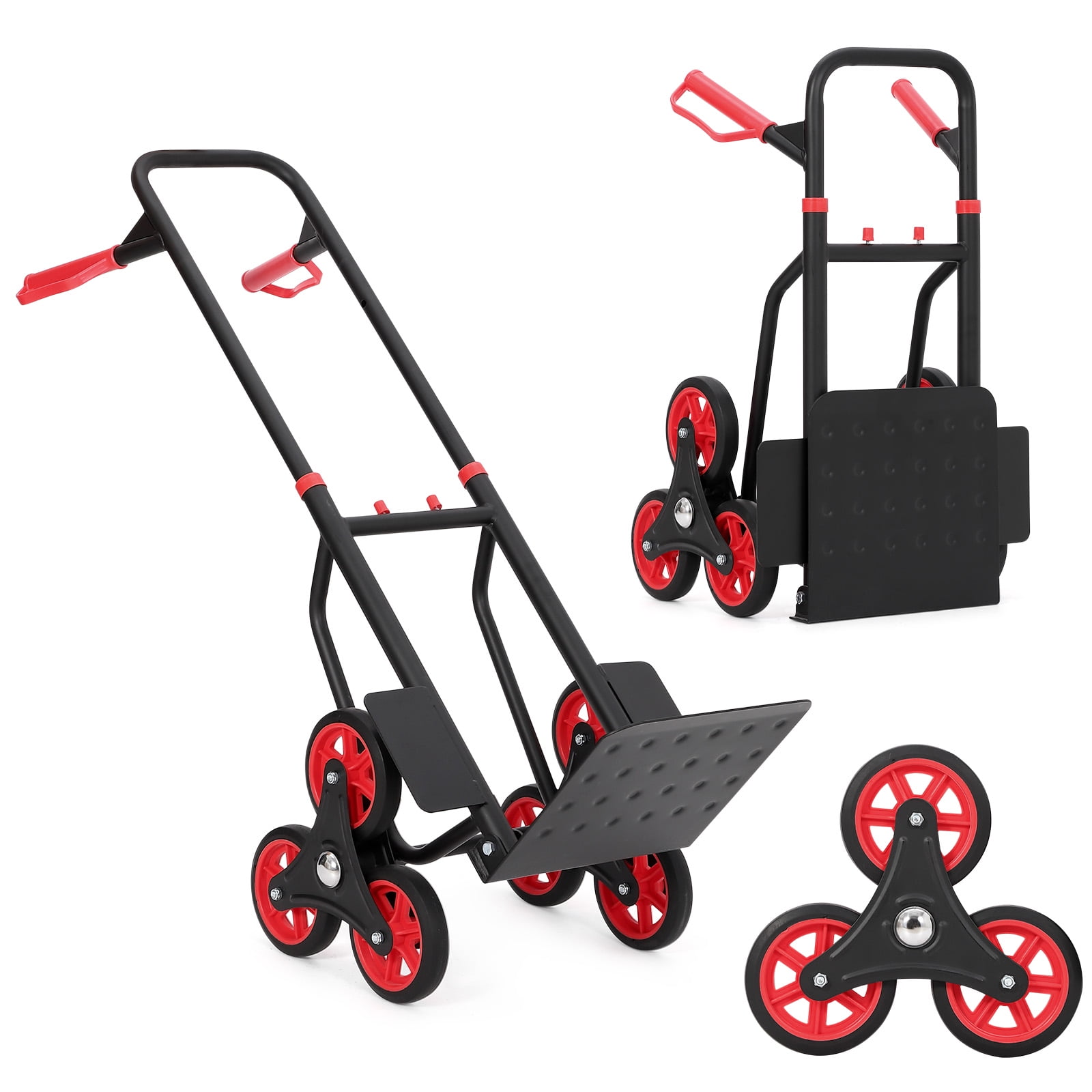 Stair Climbing Cart, 330 LB Weight Capacity, Folding Heavy Duty Stair ...