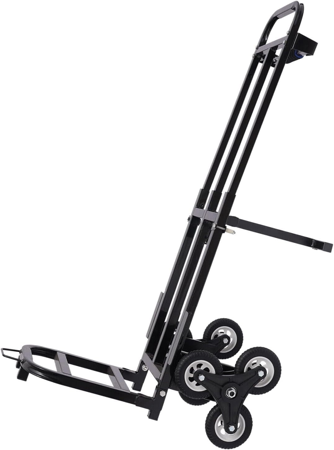 Stair Climbing Cart 460lbs Capacity, Portable Folding Trolley with 6 ...
