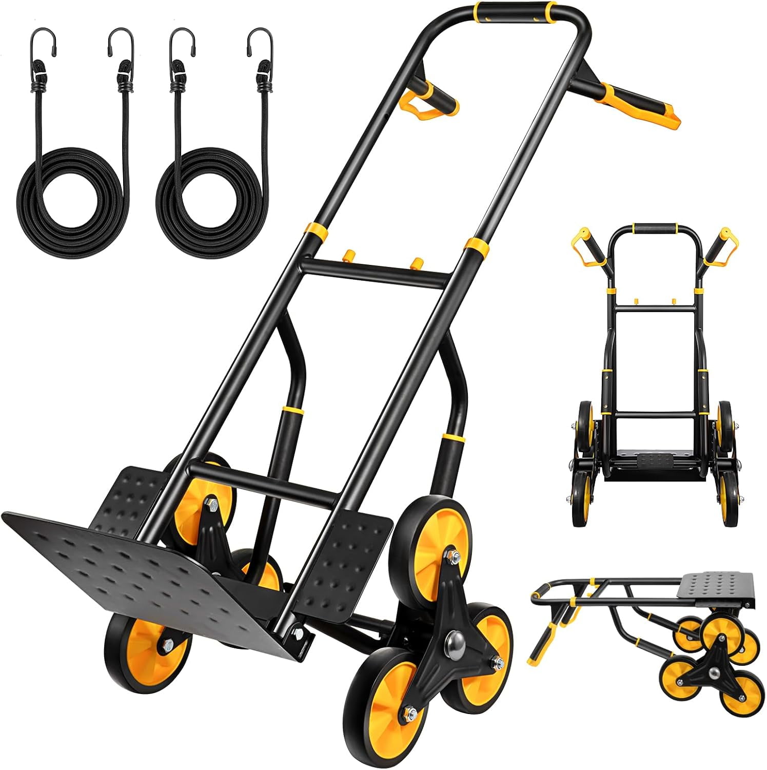 Stair Climbing Dolly, Upgraded Heavy-Duty Stair Climber Hand Truck 770 ...