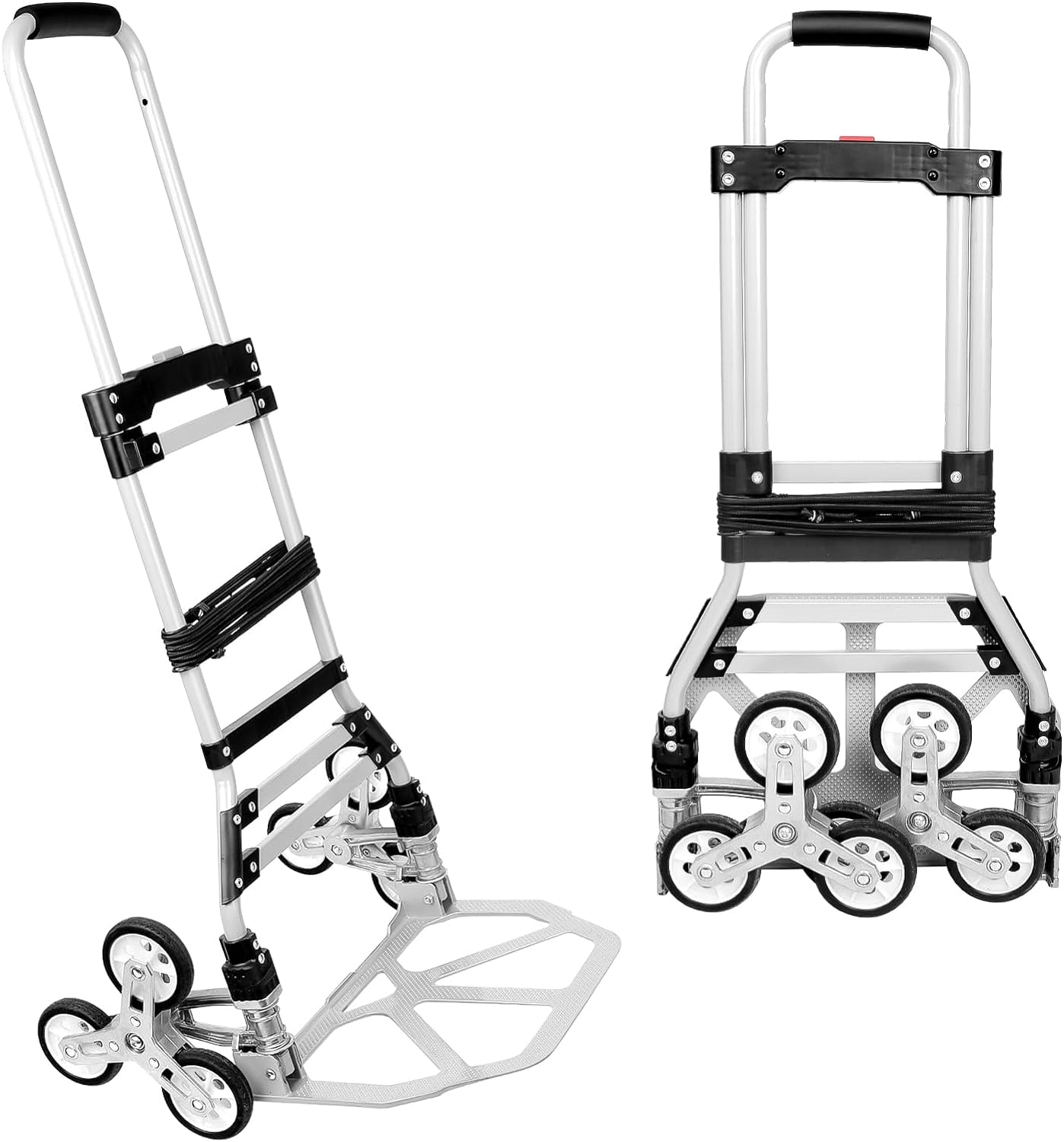 Stair Climbing Hand Truck Cart,Aluminum Folding Dolly Cart for Stairs ...