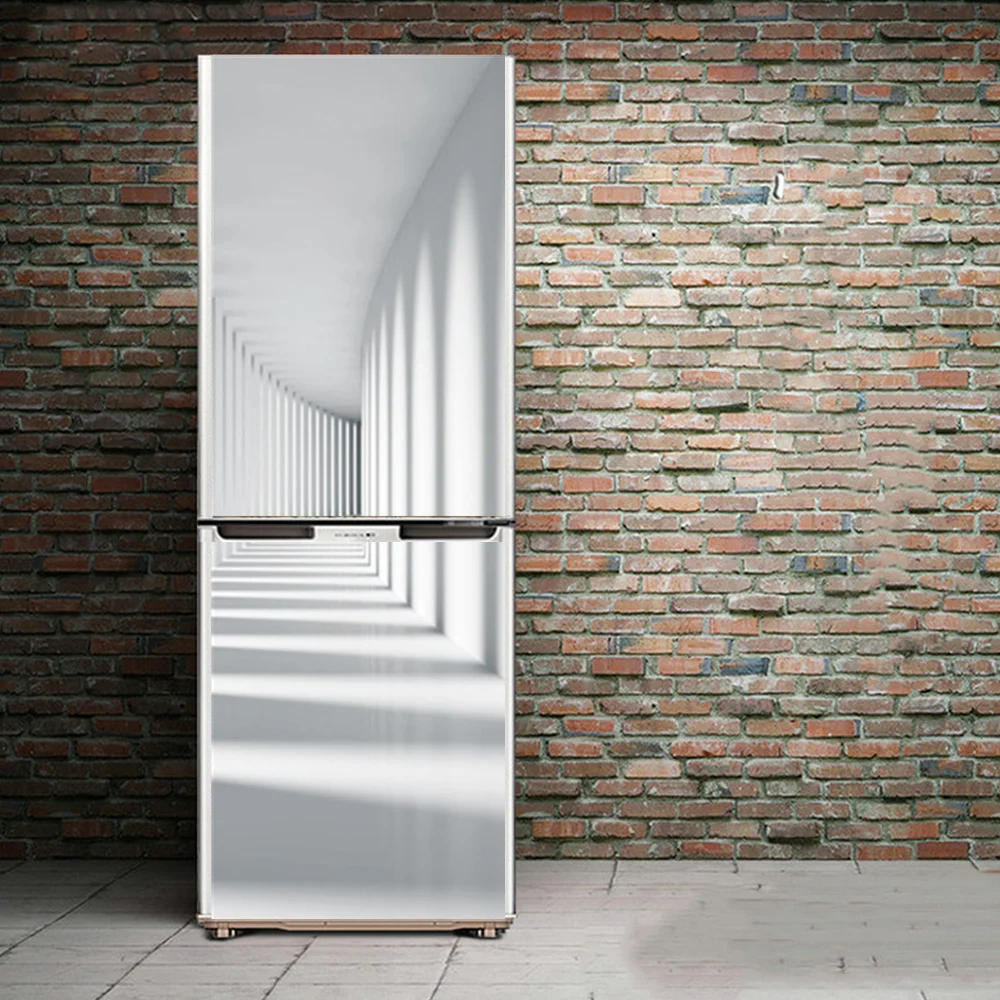 Stair Corridor Refrigerator Magnet Full Door Cover Natural Scenery ...