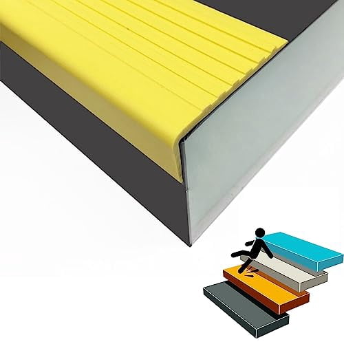 Stair Edge Protector, Rubber Vinyl Stair Nosing, Stair Edging Trim ...
