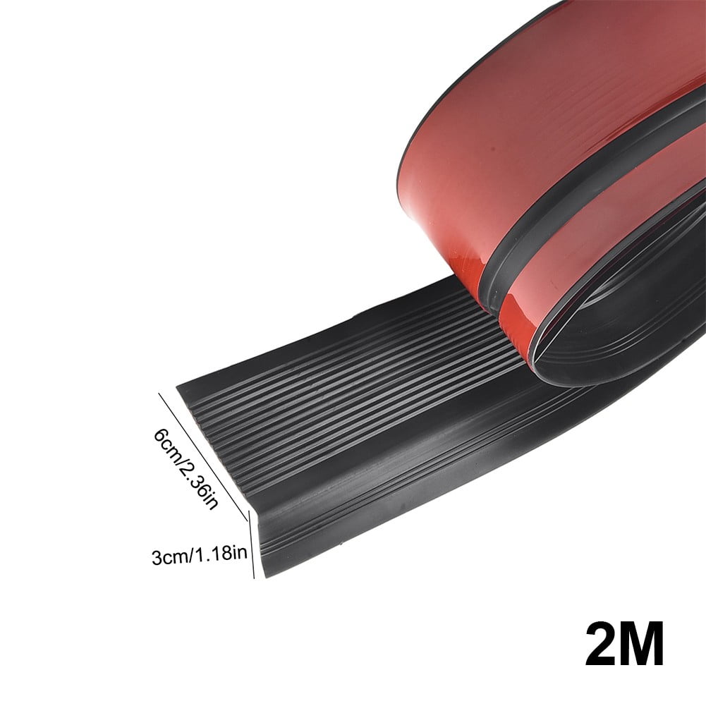Stair Edge Protector Stair Edge Trim with Anti-Slip Strips Black-2M ...