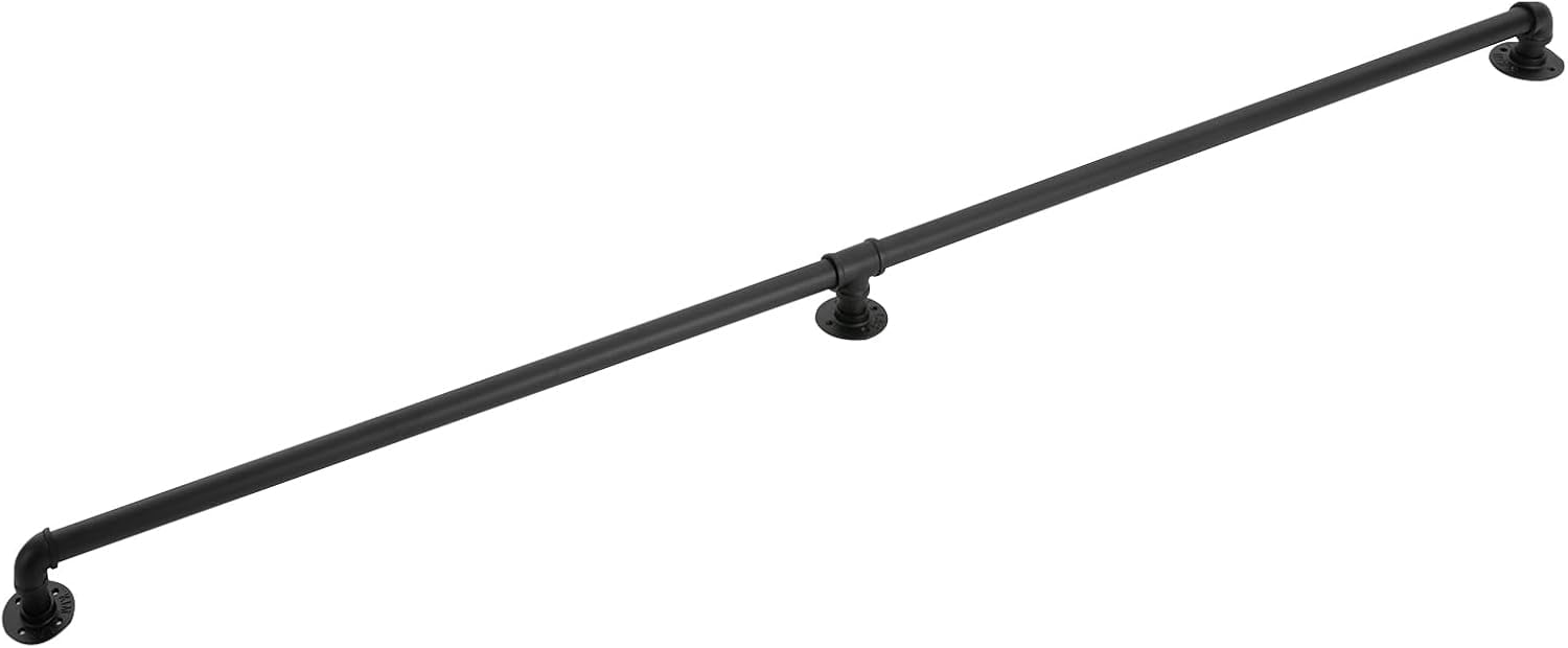 Stair Handrail, Pipe Staircase Handrail, Industrial Iron Hand Rail ...
