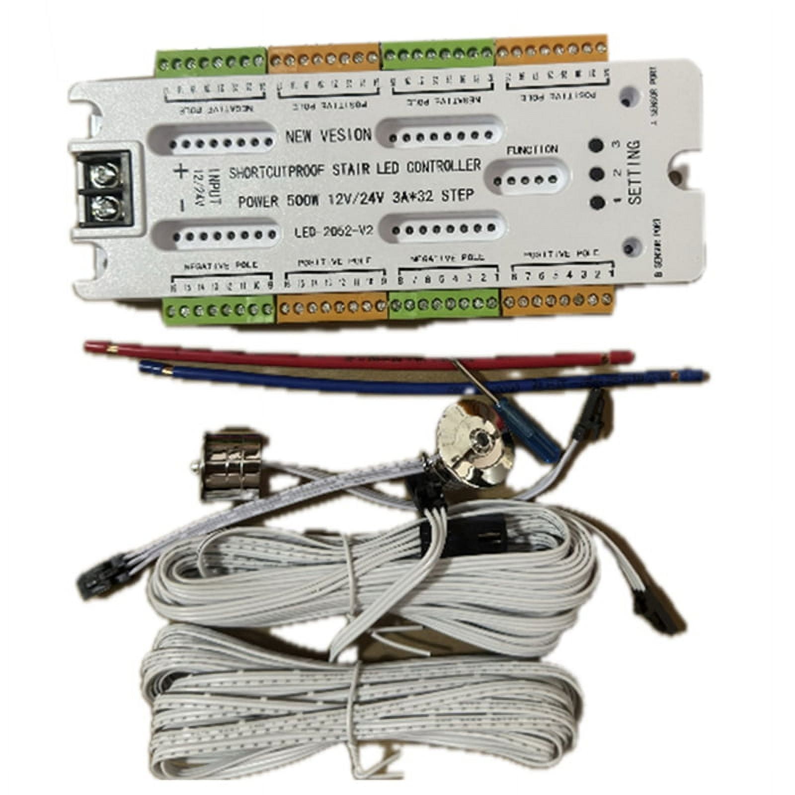 Stair LED Motion Sensor Light DC12V/24V Ladder Night 32 Channels ...