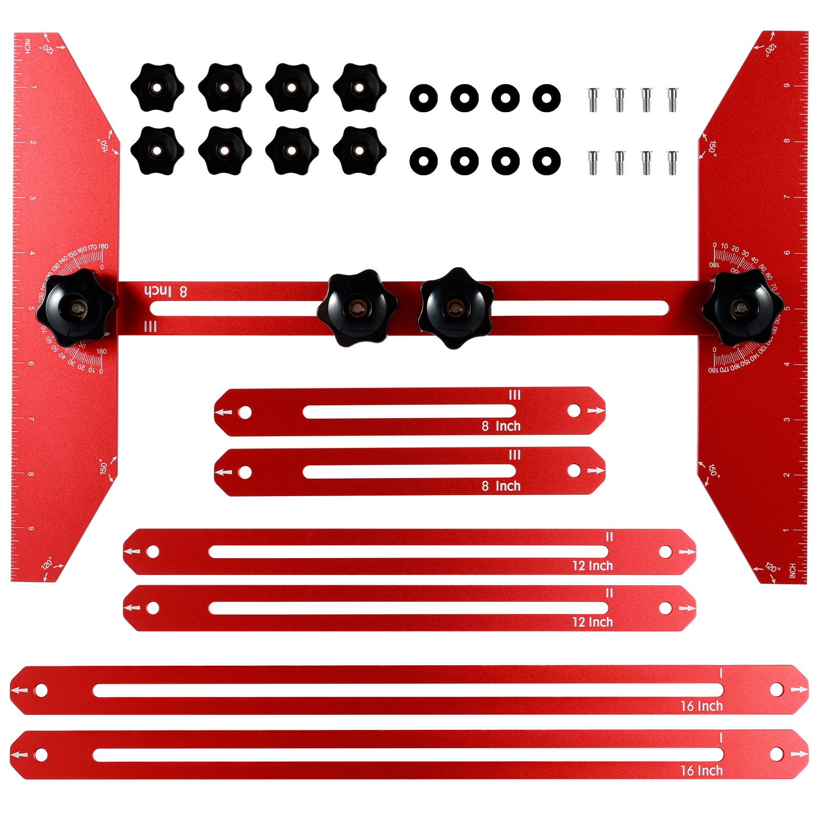 Stair Measuring Ruler Set Aluminum Alloy Stair Tread Template Tool 11 ...