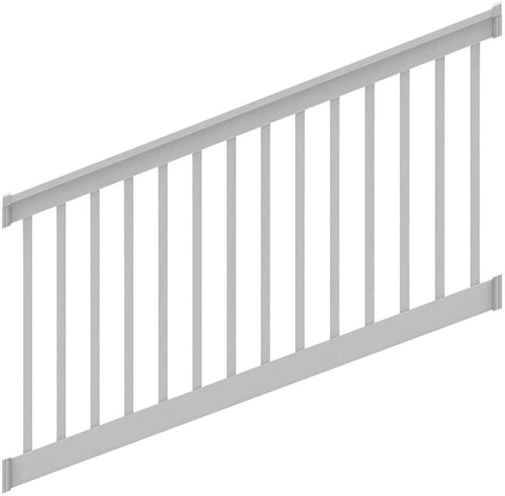 Stair Rail Kit White with Square Balusters (8 ft. x 36 in.) - Walmart.com