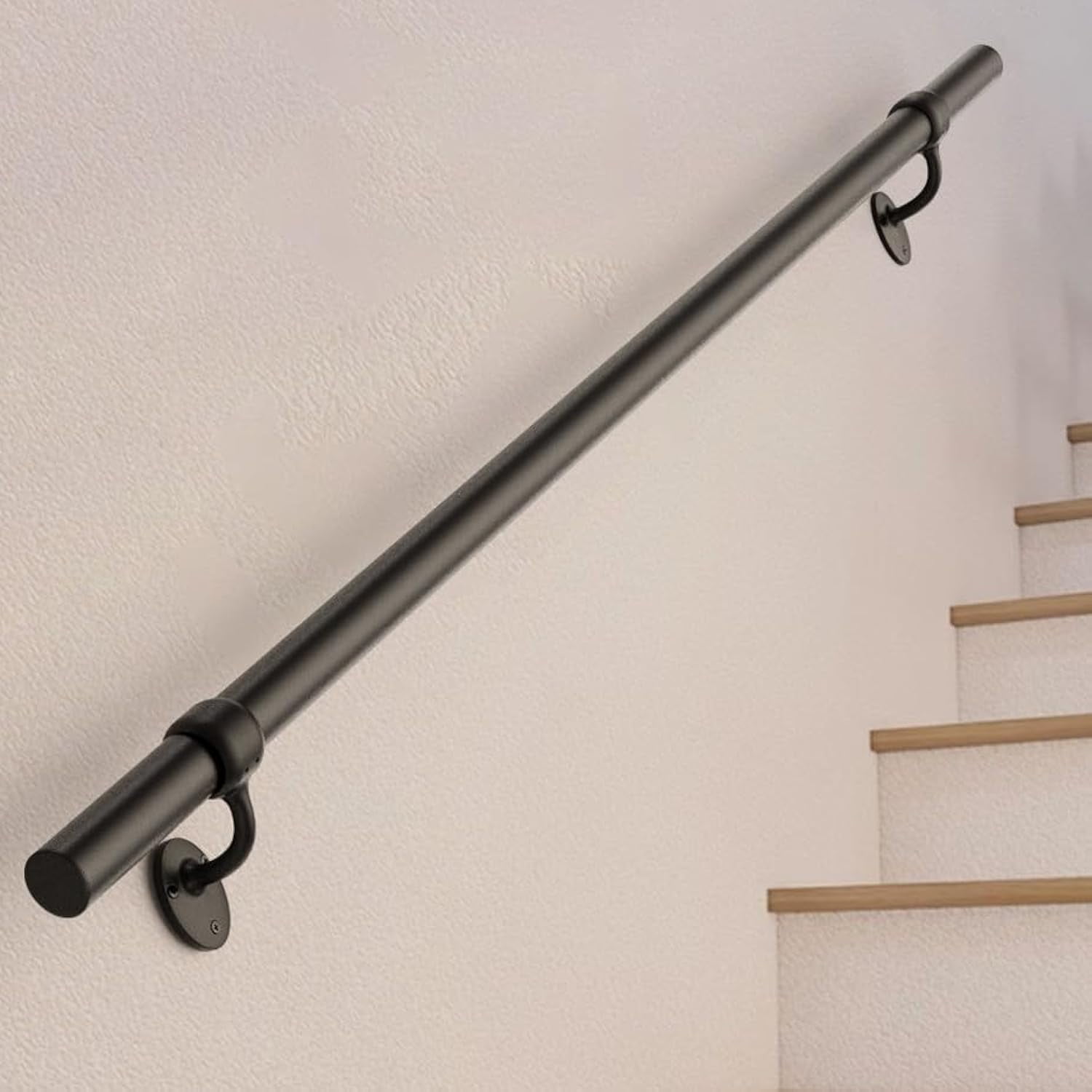 Stair Railing Indoor 5 Feet Hand Rails for Indoor/Outdoor Steps 1.5 ...