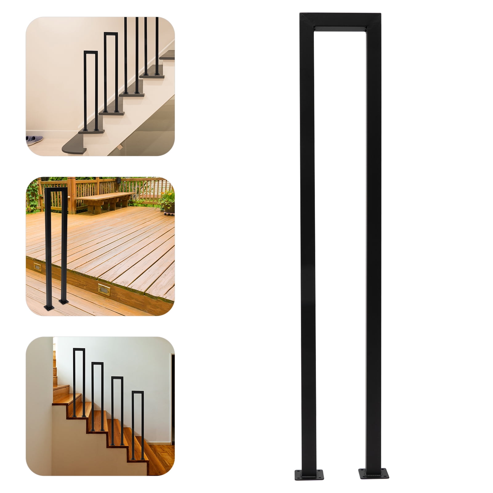 Stair Railing Indoor, U Shaped Hand Rails for Indoor Stairs, Outdoor ...