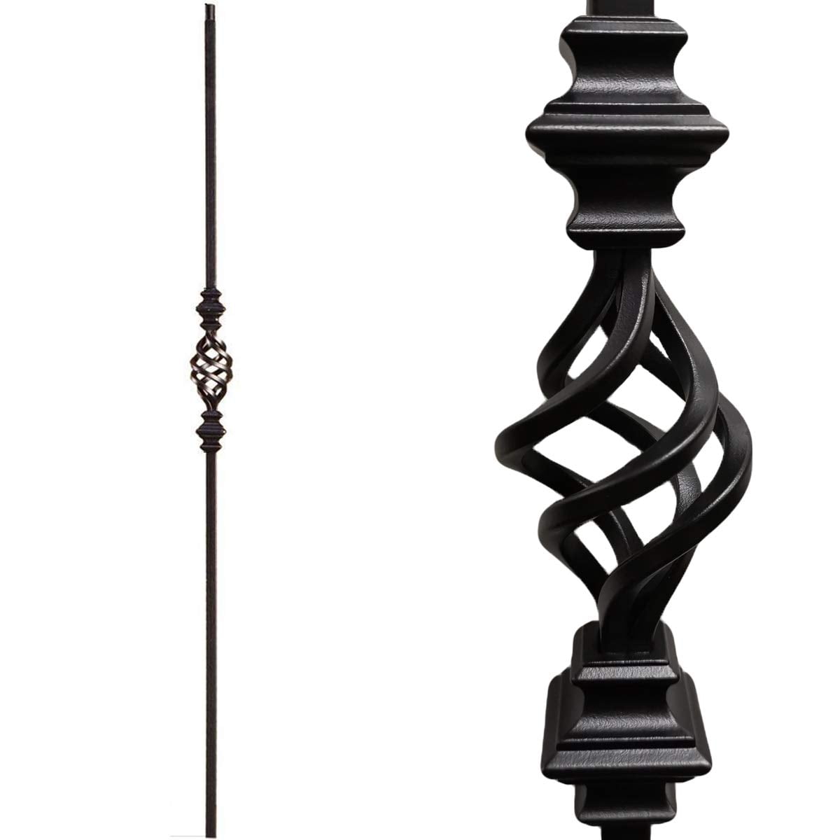 Stair Railing Metal Spindles (Contractor Pack of 10) Hollow Single ...