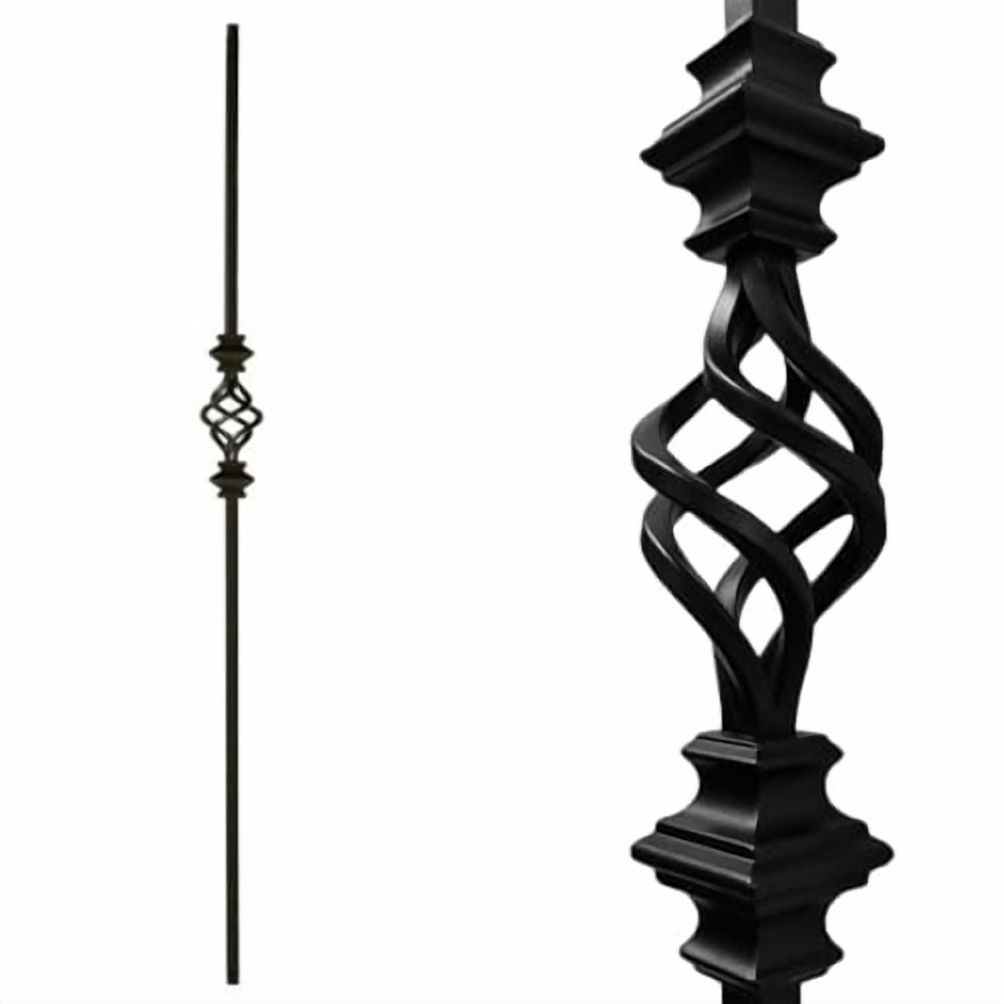 Stair Railing Metal Spindles (Contractor Pack of 10) Hollow Single ...
