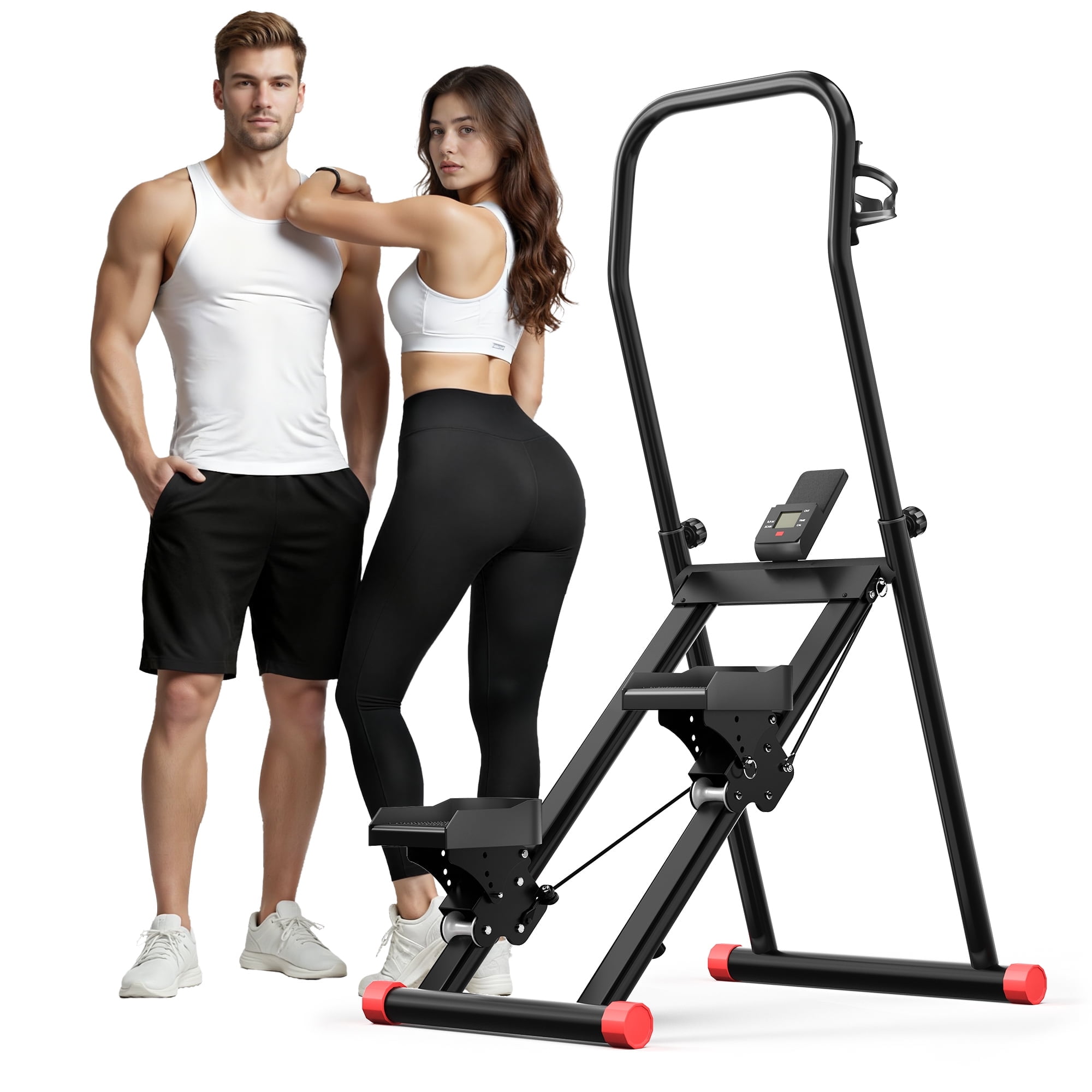 Stair Stepper Exercise Machine for Home Gym,Folding Stair Climber with ...