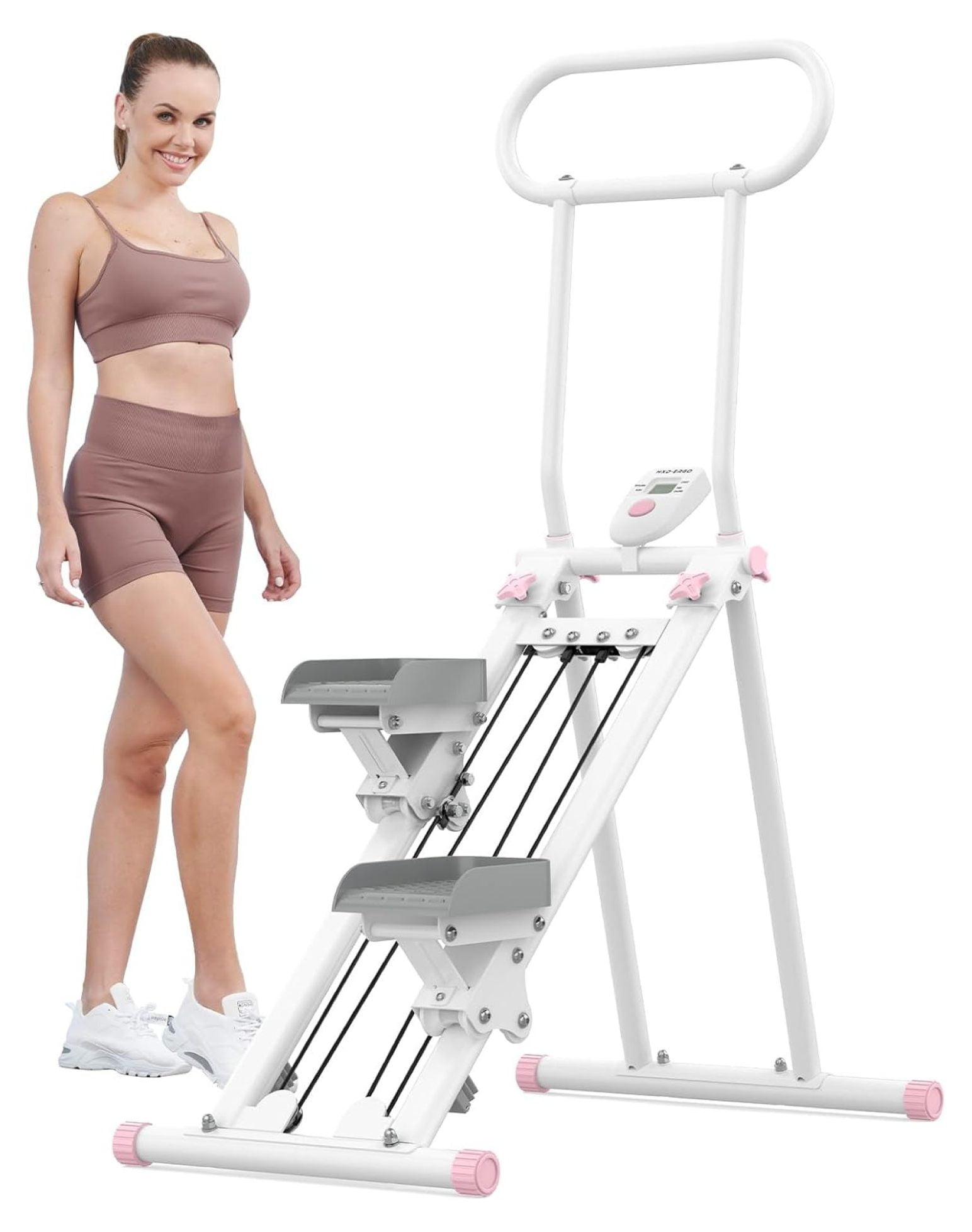 Stair Stepper for Home Gym,Folding Vertical Climber Cardio Exercise Machine,Stair Climber for ...