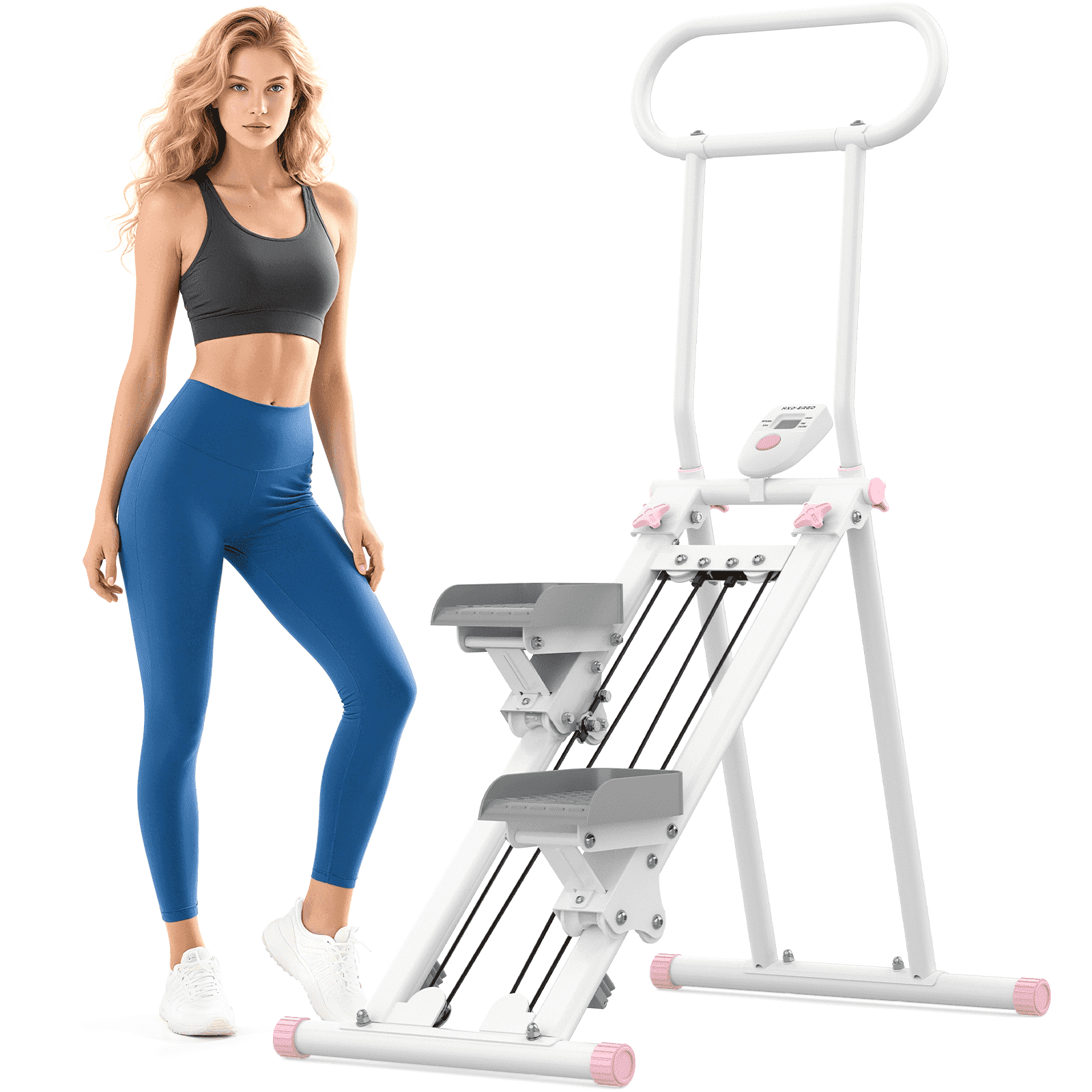 HXD-ERGO Stair Stepper for Home, Full-Body Exercise Stair Climber ...