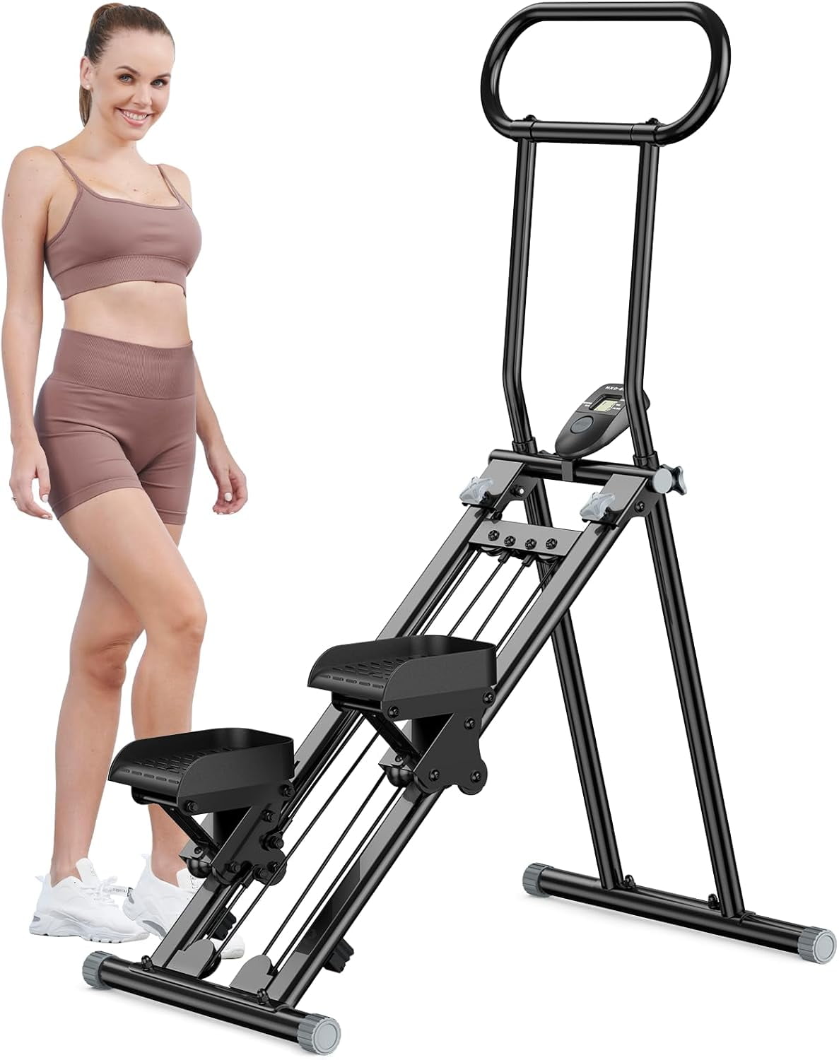 Stair Stepper for Home Gym,Folding Vertical Climber Cardio Exercise ...