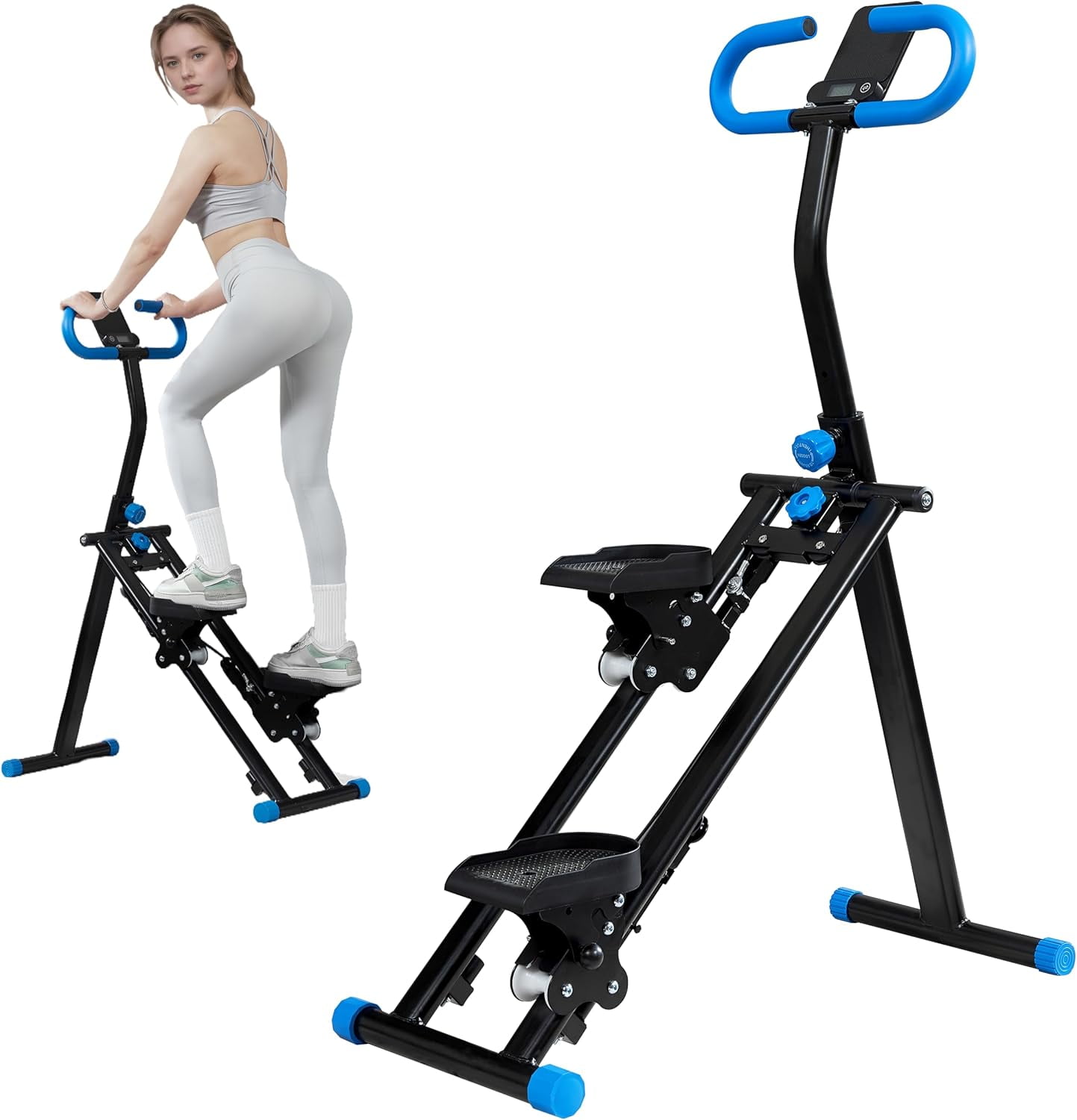 Stair Stepper for Home,Vertical Climber Workout Machine,Stair Stepper with Handlebar for Full ...