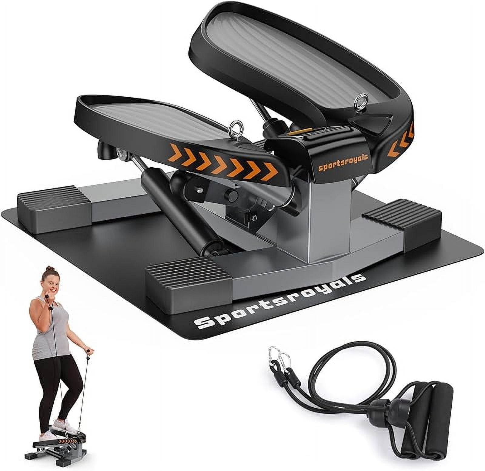 Stair Stepper for Exercises-Twist/Mini Stepper with Resistance Bands ...
