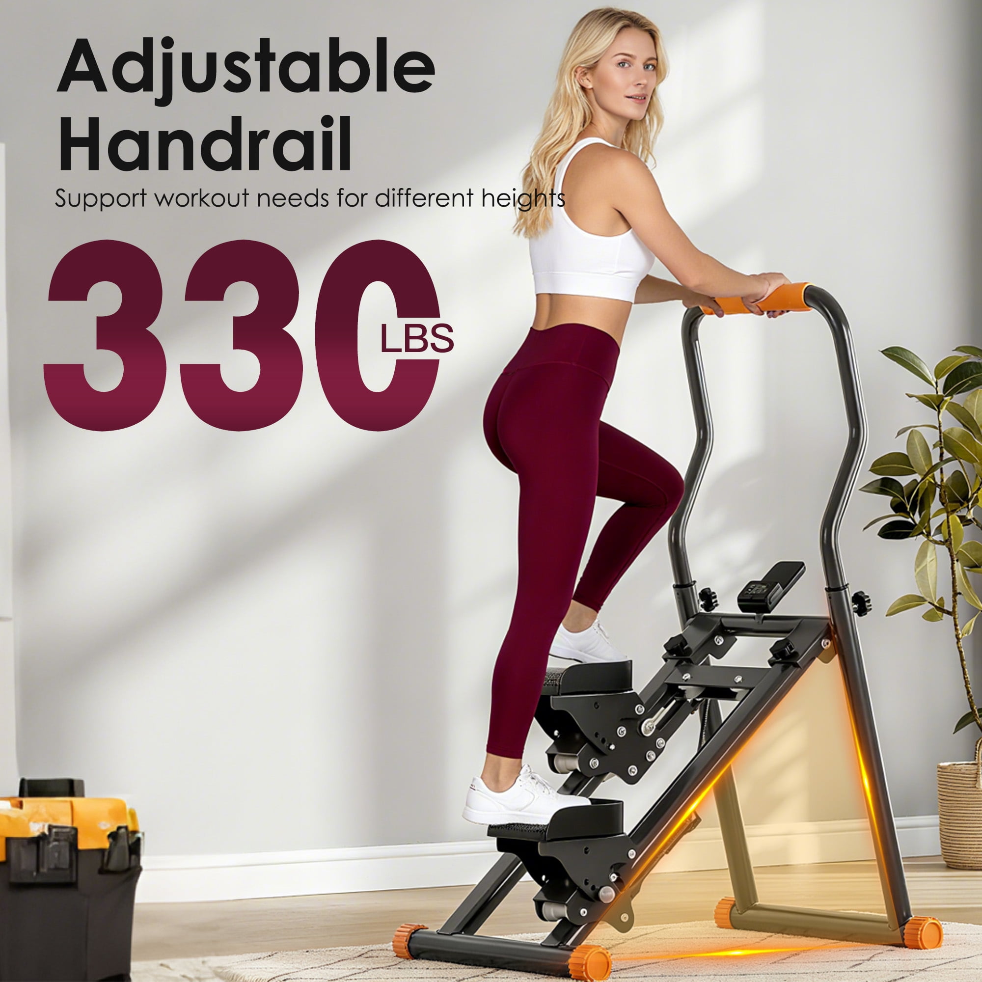 Stair Stepper for Home, Full-Body Exercise Stair Climber, Compact ...
