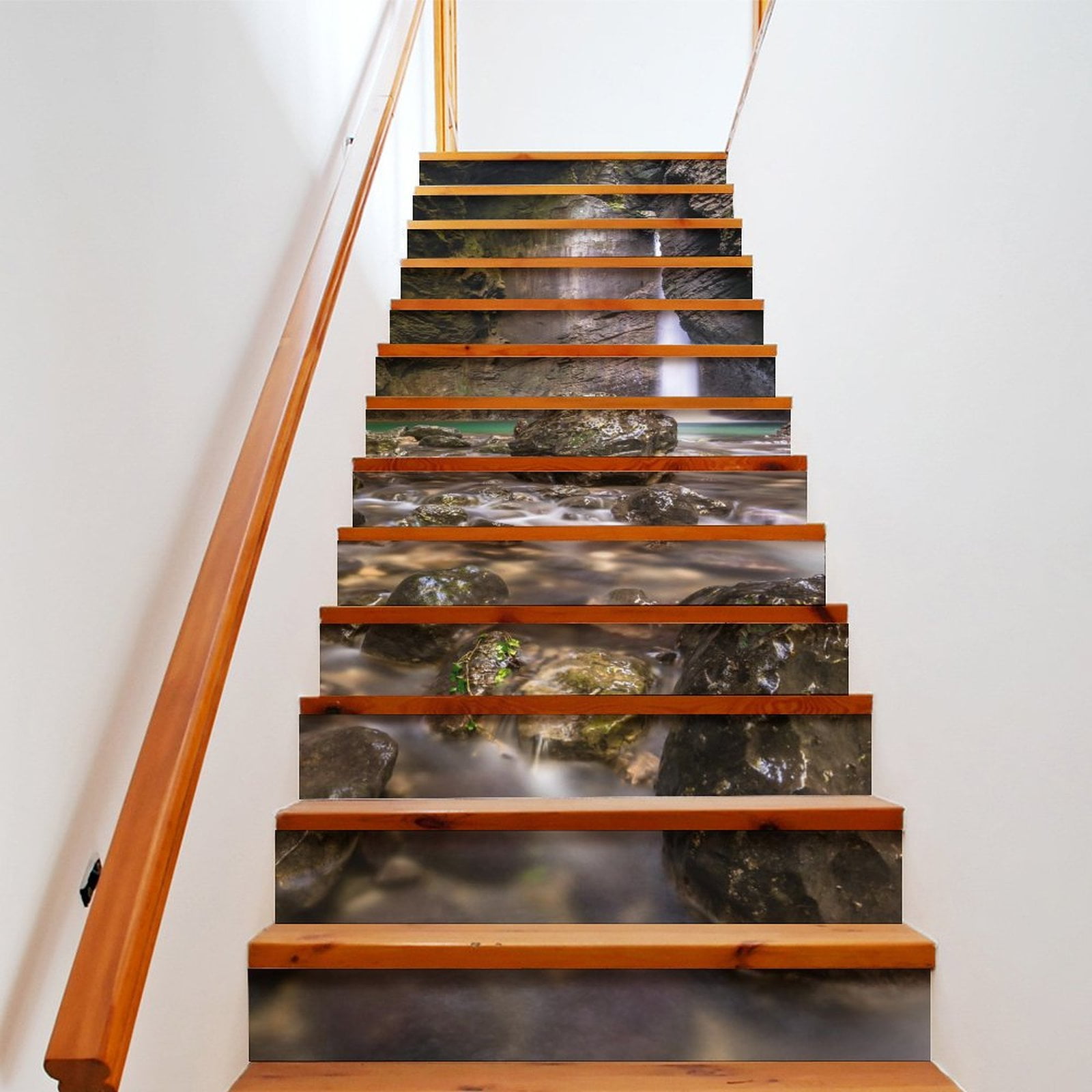 Stair Stickers 3D Abstract Print Stair Floor Stickers Waterproof ...