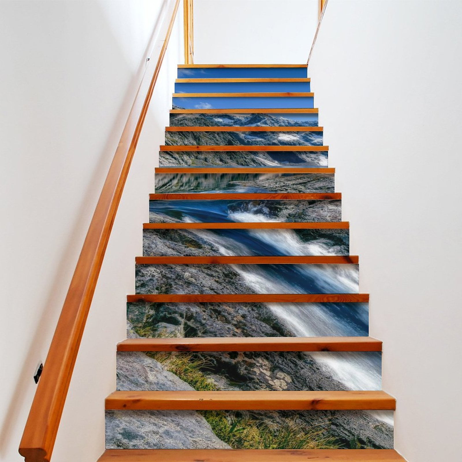 Stair Stickers Cherry Blossoms Stair Floor Stickers Waterproof ...