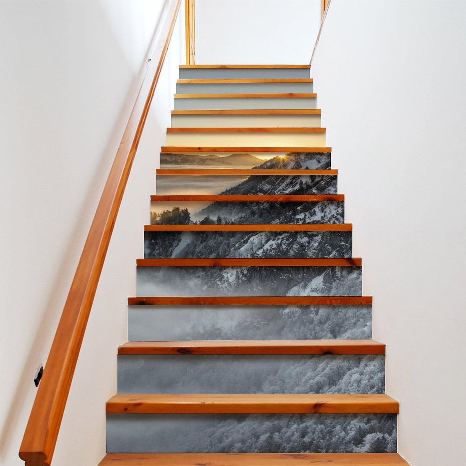 Stair Stickers Cherry Blossoms Stair Floor Stickers Waterproof ...