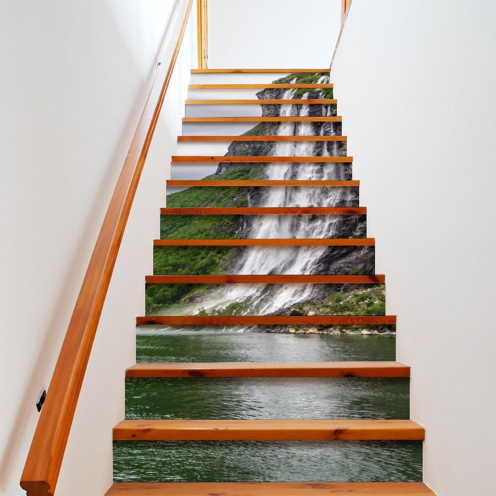 Stair Stickers Cherry Blossoms Stair Floor Stickers Waterproof ...