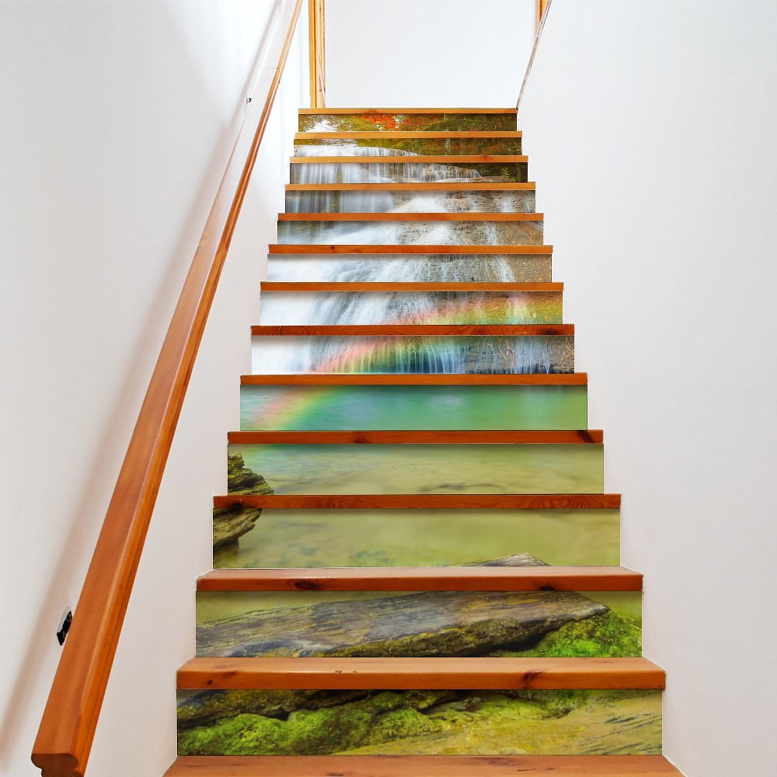 Stair Stickers Cherry Blossoms Stair Floor Stickers Waterproof ...