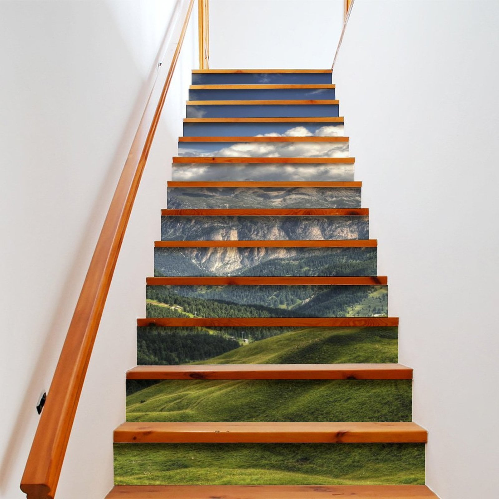 Stair Stickers Cherry Blossoms Stair Floor Stickers Waterproof ...