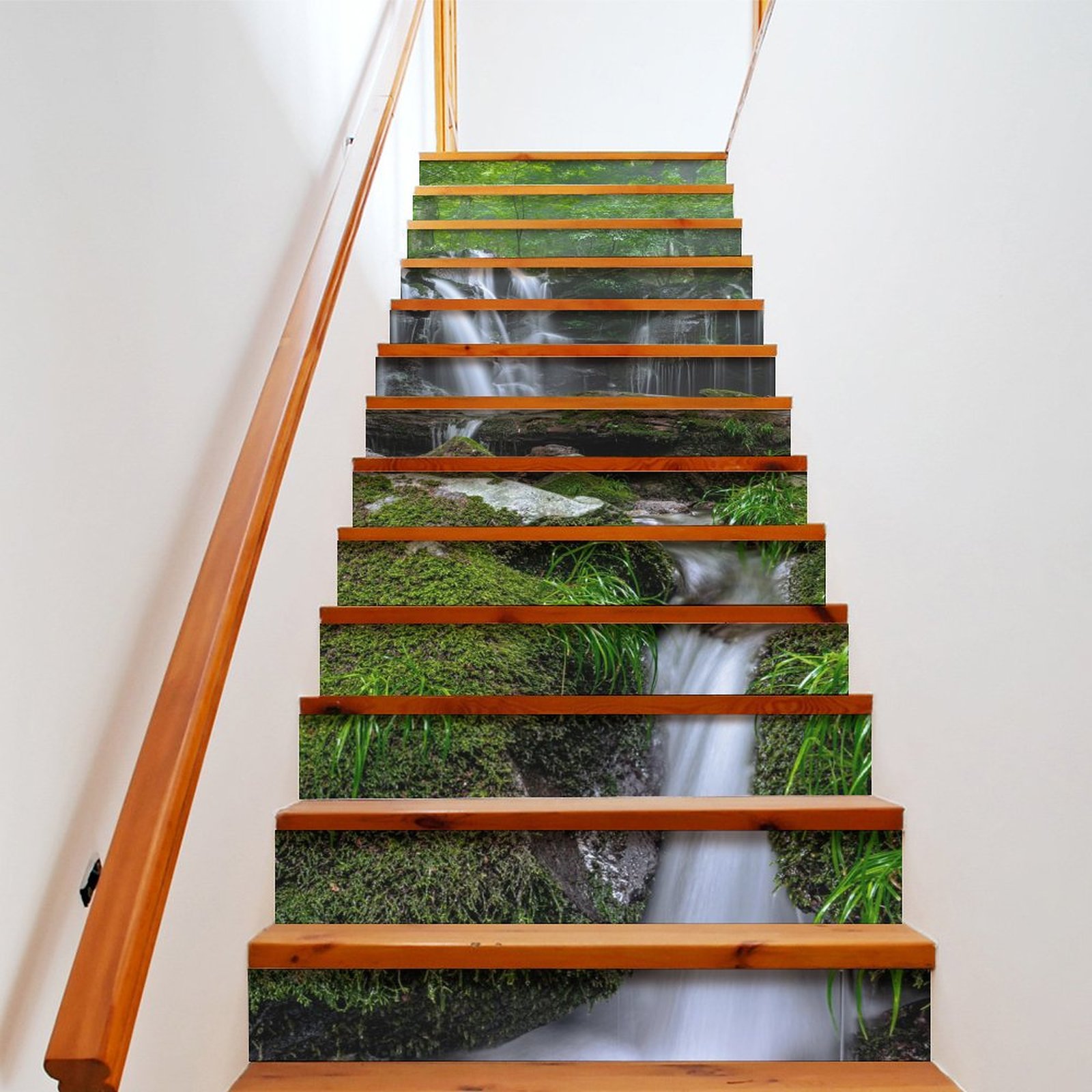 Stair Stickers Cherry Blossoms Stair Floor Stickers Waterproof ...