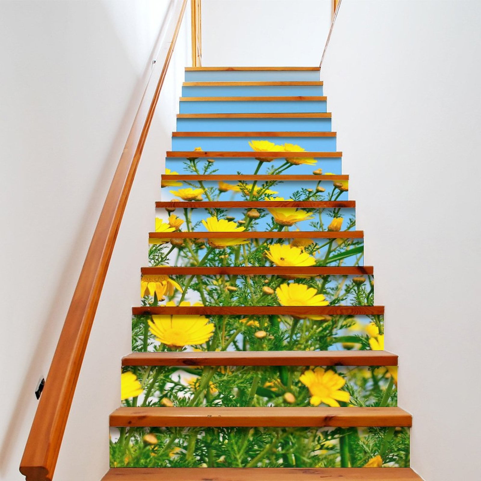 Stair Stickers Cherry Blossoms Stair Floor Stickers Waterproof ...