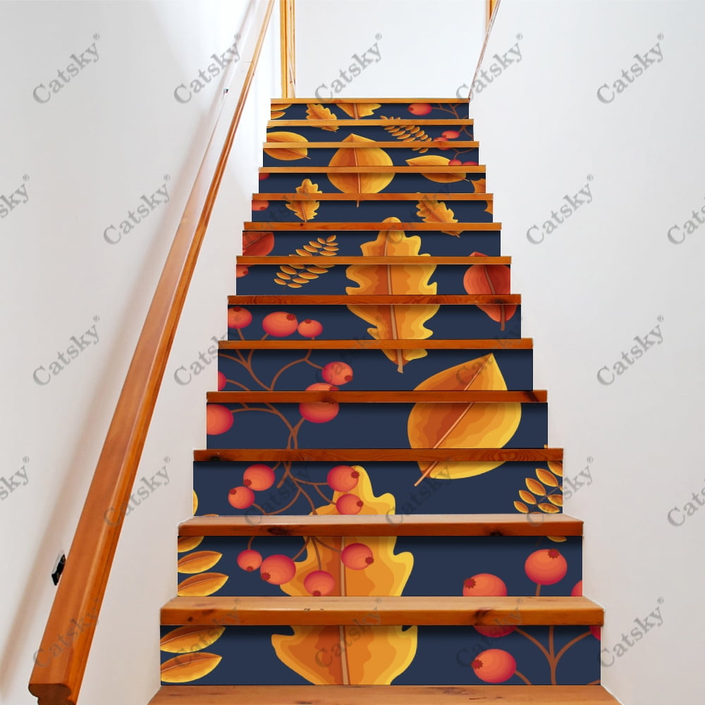 Stair Stickers Classical Pattern Stair Floor Stickers Waterproof ...