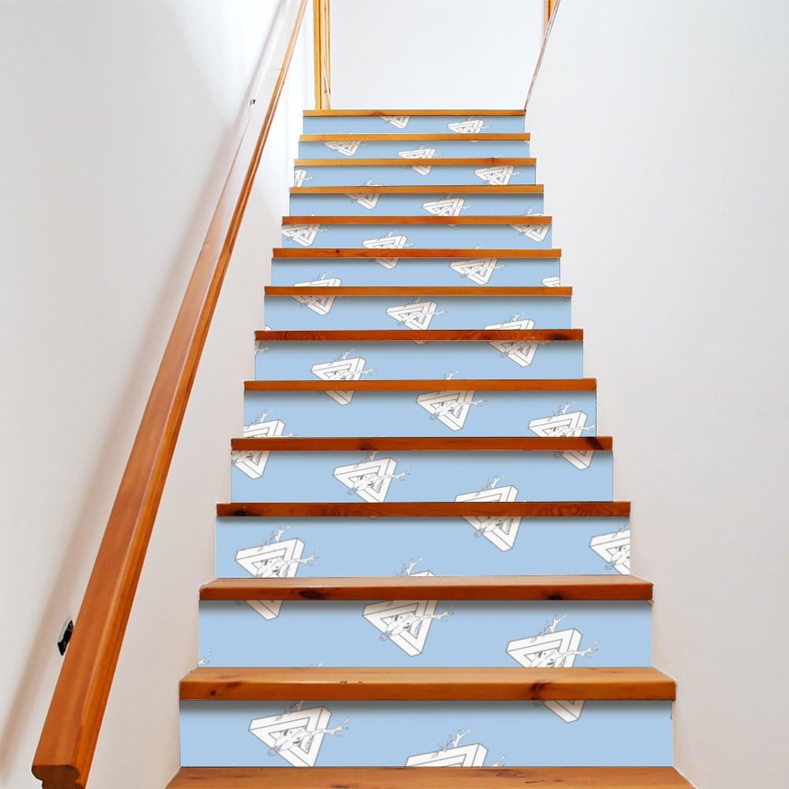 Stair Stickers Decals Colombian Paisley Flag Peel and Stick Vinyl Stair ...