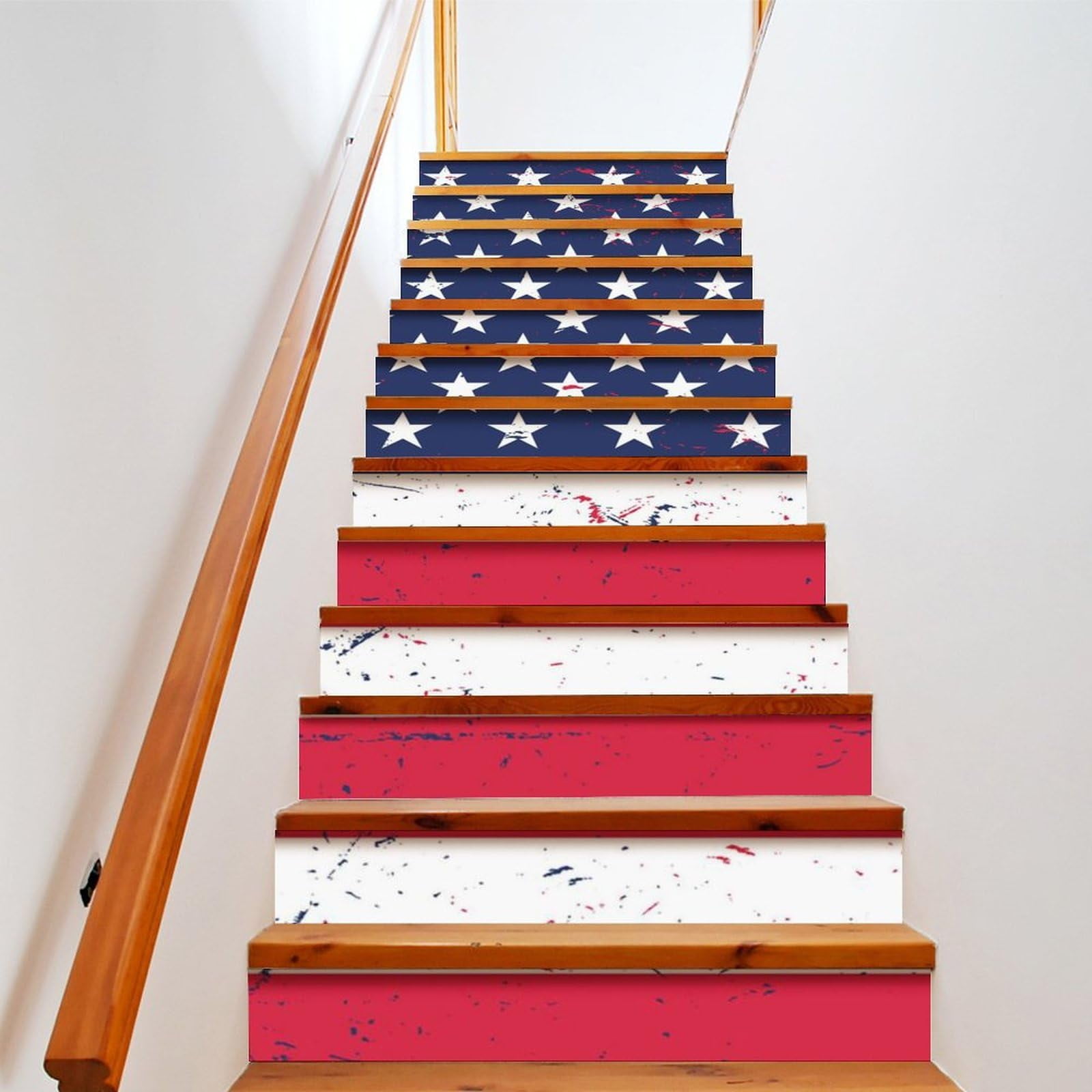 Stair Stickers Decals Colombian Paisley Flag Peel and Stick Vinyl Stair ...