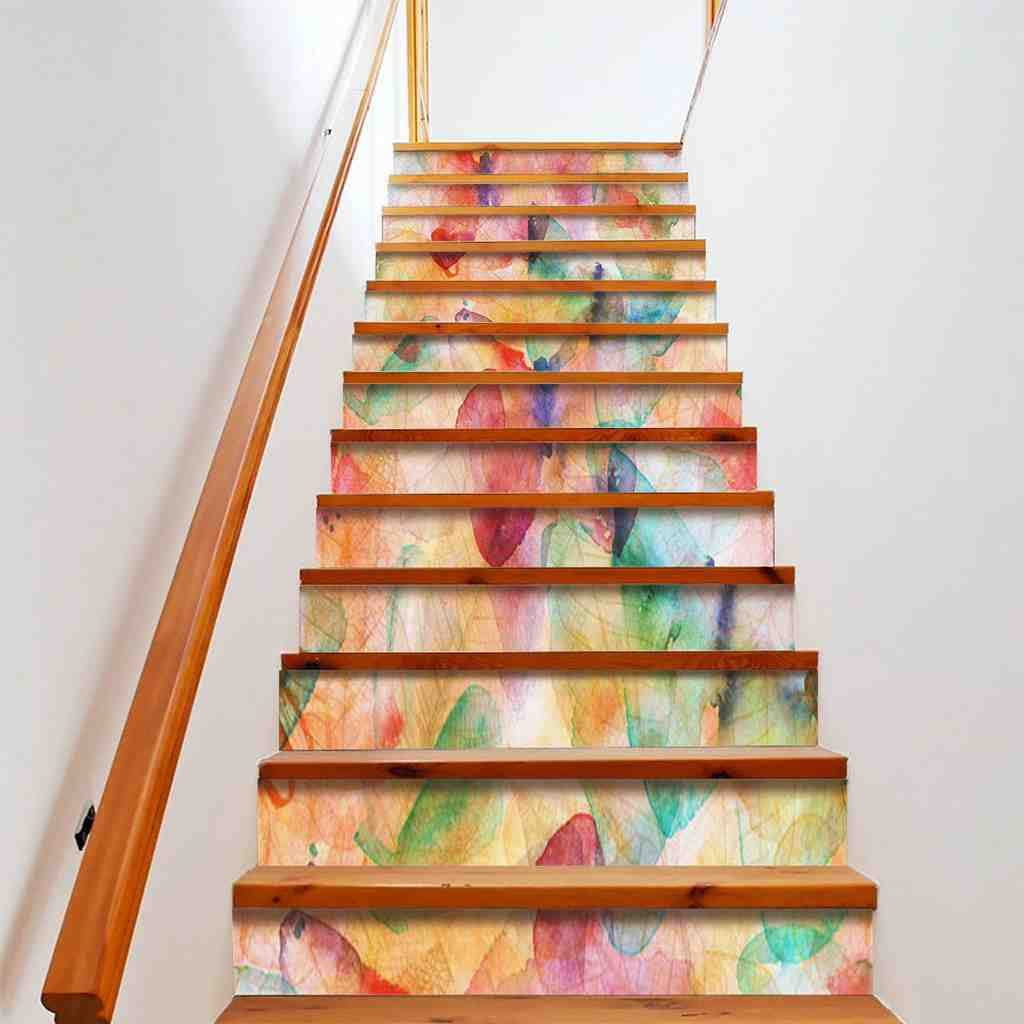 Stair Stickers Fantasy Butterflies Blue Butterfly Staircase Decals ...